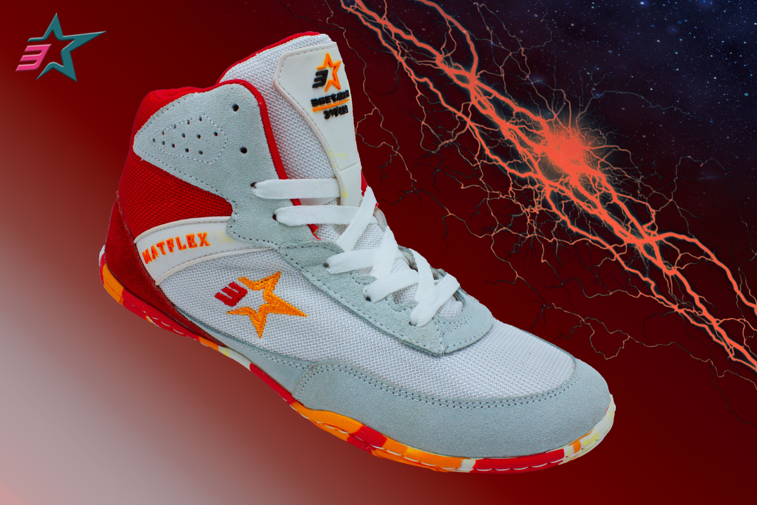 Matte flex mixed sole wrestling shoes – 3setareh Shoes